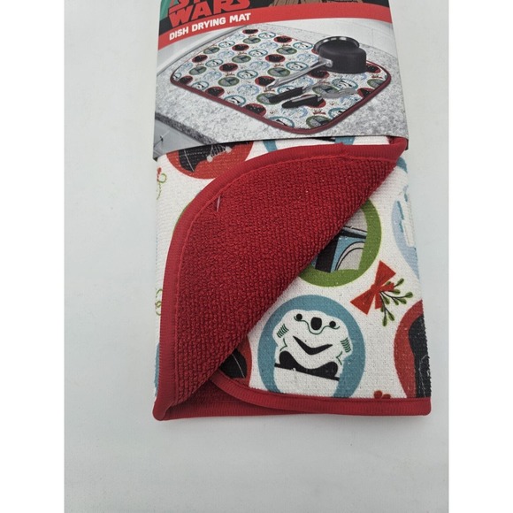 Disney | Kitchen | Star Wars Mandalorian Dish Drying Mat Christmas ...